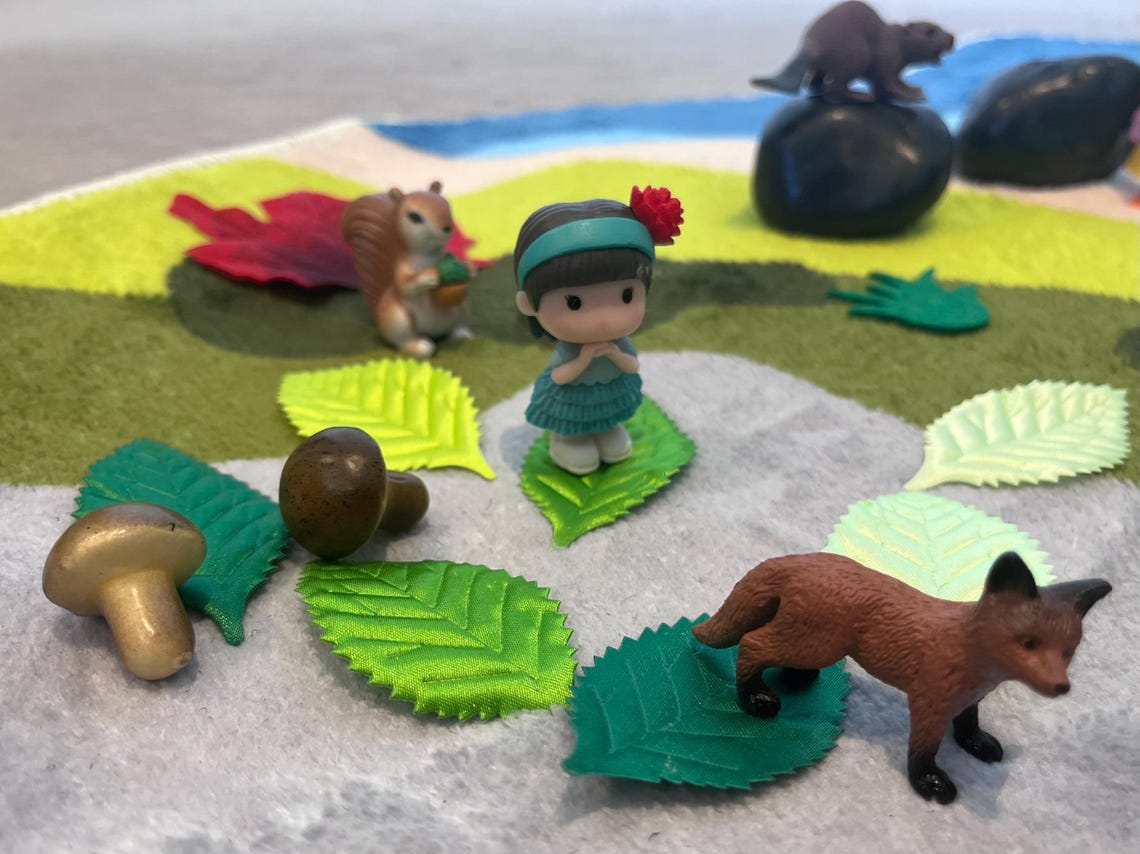 WOODLAND PLAYSCAPE Sensory Open-ended Small-world Play. Curated Nature ...