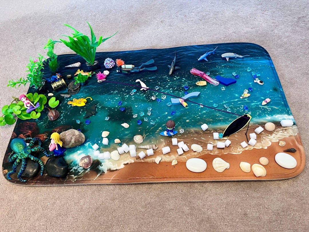 OCEAN ADVENTURE Sensory Open-ended Small-world Playscape - Etsy