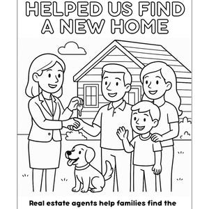Welcome Home - A Fun Coloring Book About Houses and Moving - Etsy