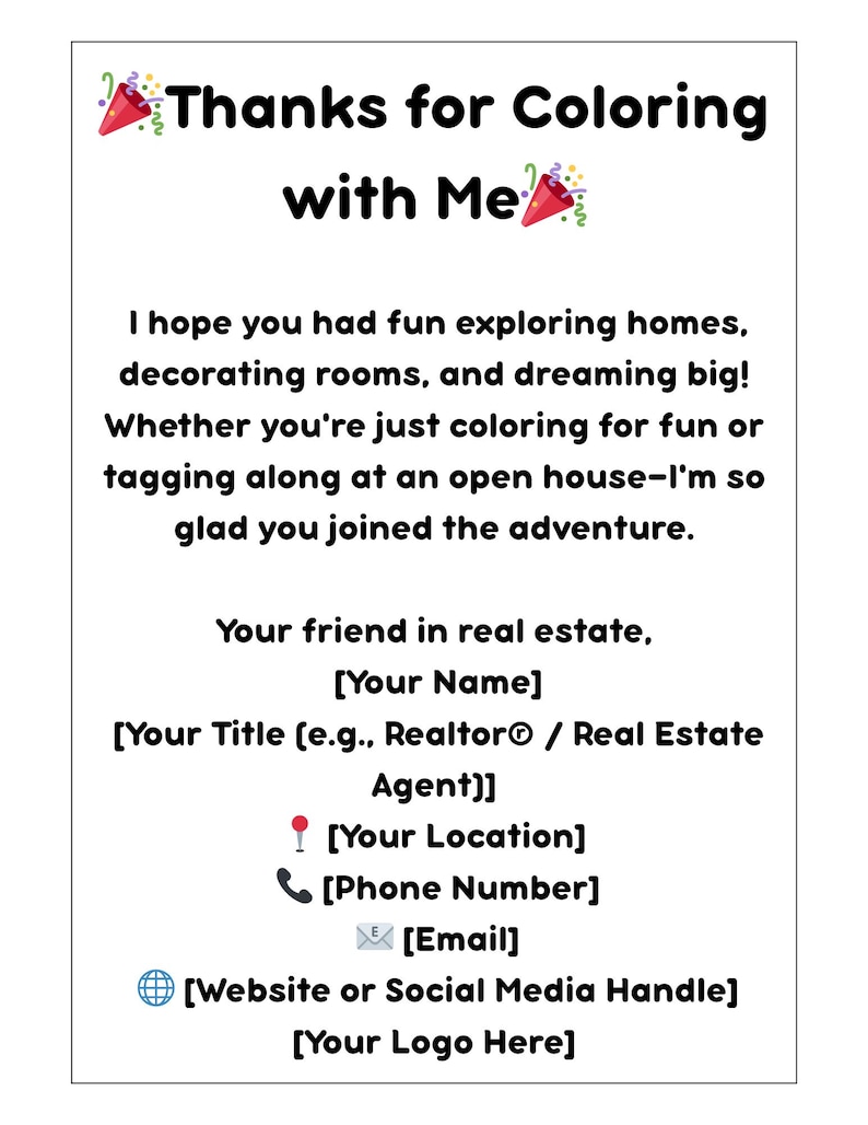 Welcome Home - A Fun Coloring Book About Houses and Moving - Etsy
