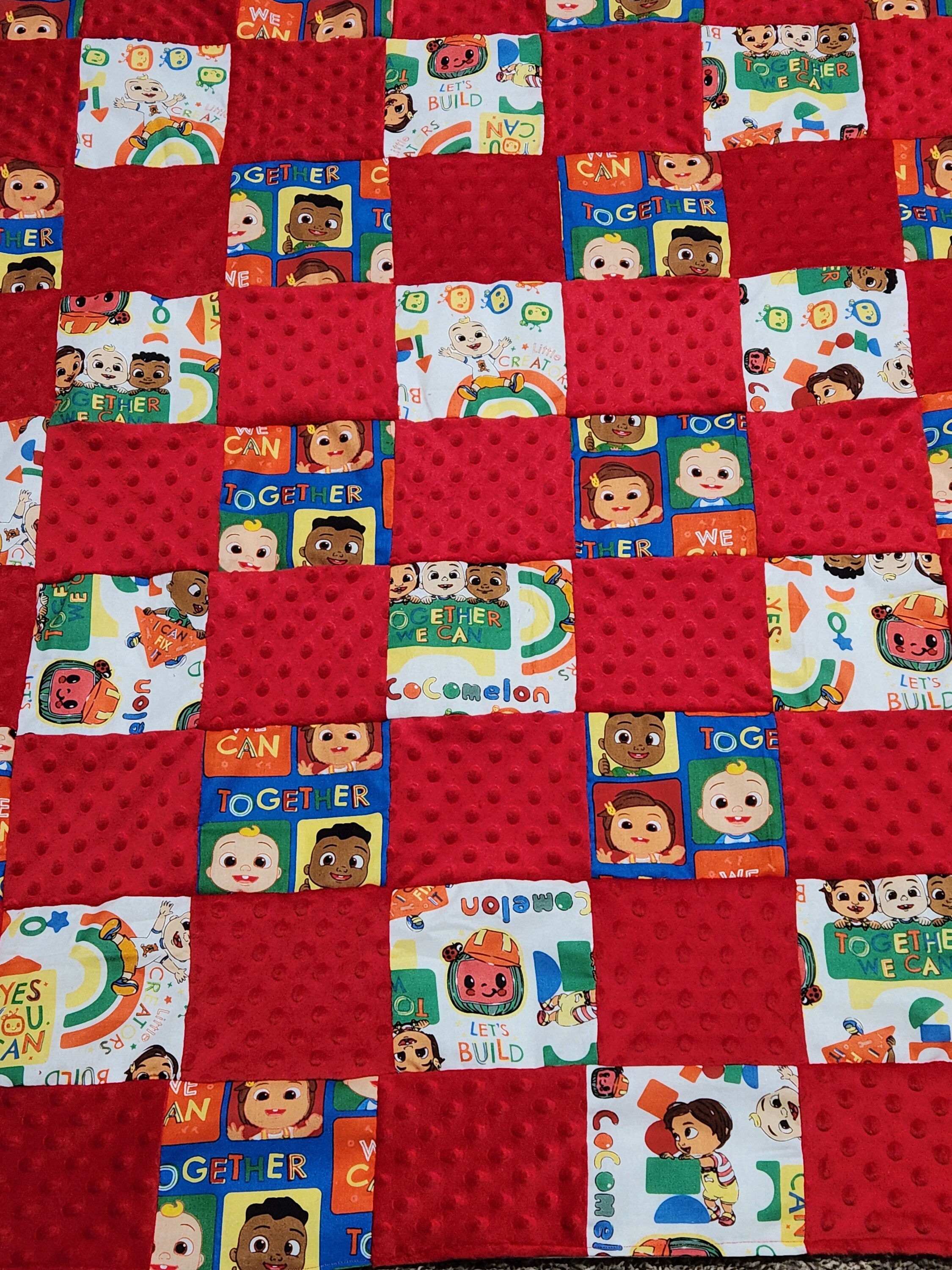 Red Cocomelon Baby Toddler Blanket - Etsy