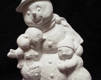 Ceramic snowman | Etsy