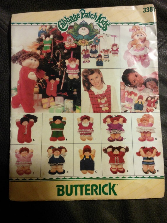 Cabbage Patch Kids Ornament Pattern Vintage Butterick Pattern - Etsy