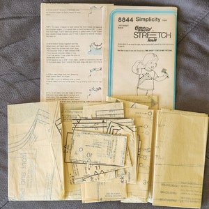 Vintage 1978 Simplicity Sewing Pattern. #8844. Toddlers' Pullover Top ...