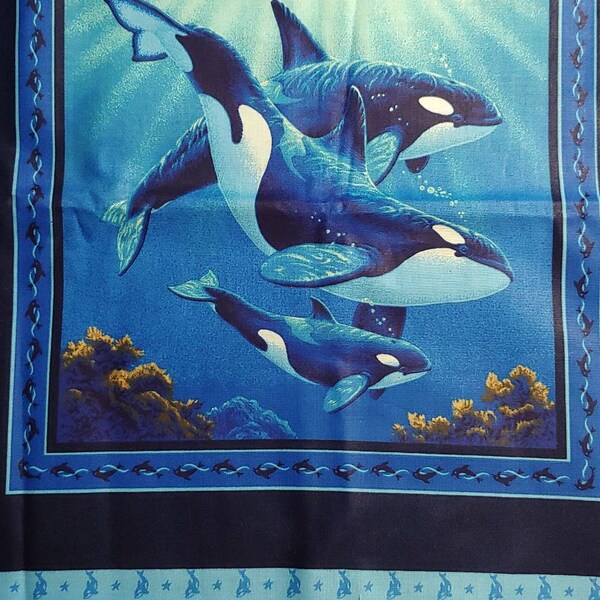 Dolphin Fabric - Etsy