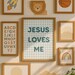 Jesus Loves Me Christian Kids Digital Wall Art - Etsy
