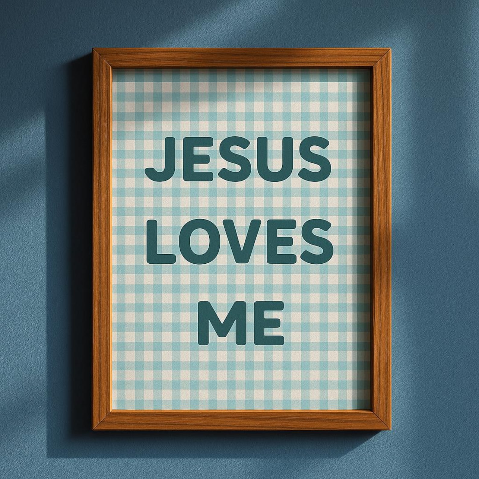 Jesus Loves Me Christian Kids Digital Wall Art - Etsy