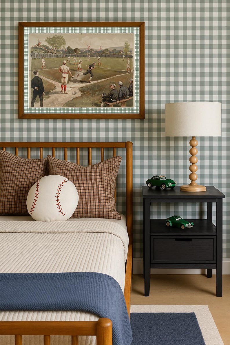 Vintage Baseball Game Digital Print | Antique Sports Art | Instant ...