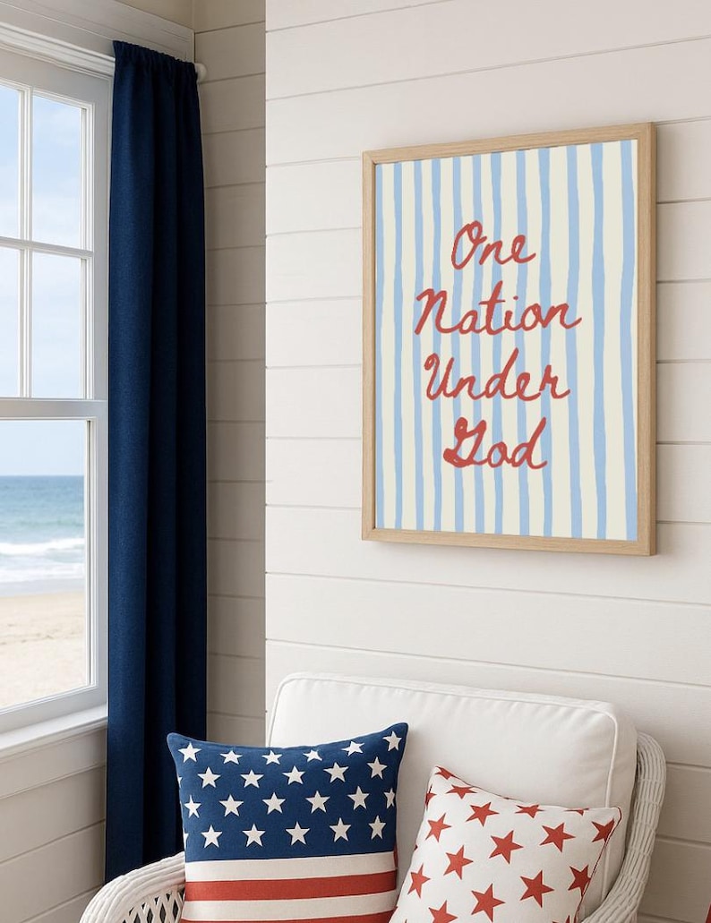 Patriotic Digital Wall Art Bundle – Set of 6 Americana Prints | Instant ...