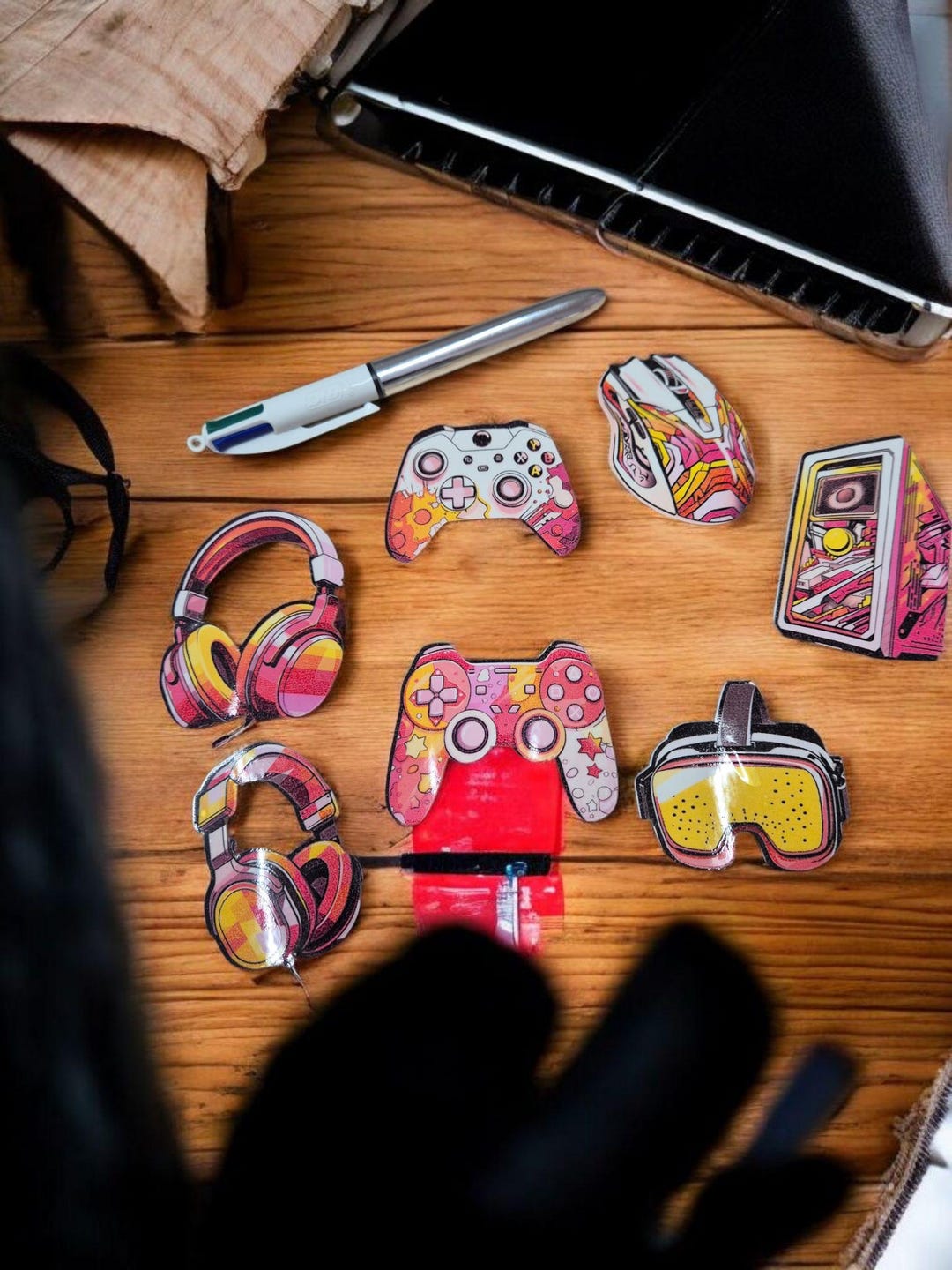 Colorful Gamer Stickers – Console, Headset, Controller & VR Sticker ...