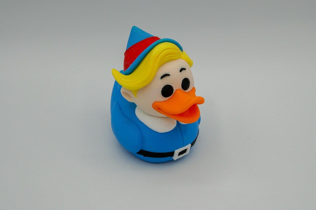 Eccentric Elf Duck – 3D Printed Holiday Jeep Ducking Toy, Classic ...