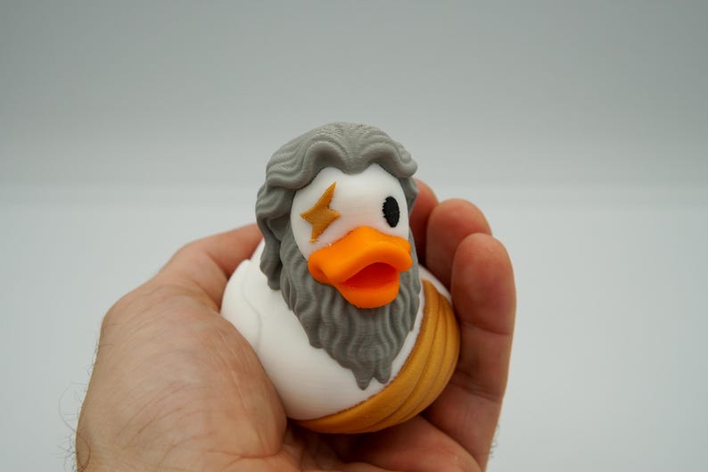 3D Printed Zeus Duck – Greek God Mythology Collectible Jeep Ducking ...
