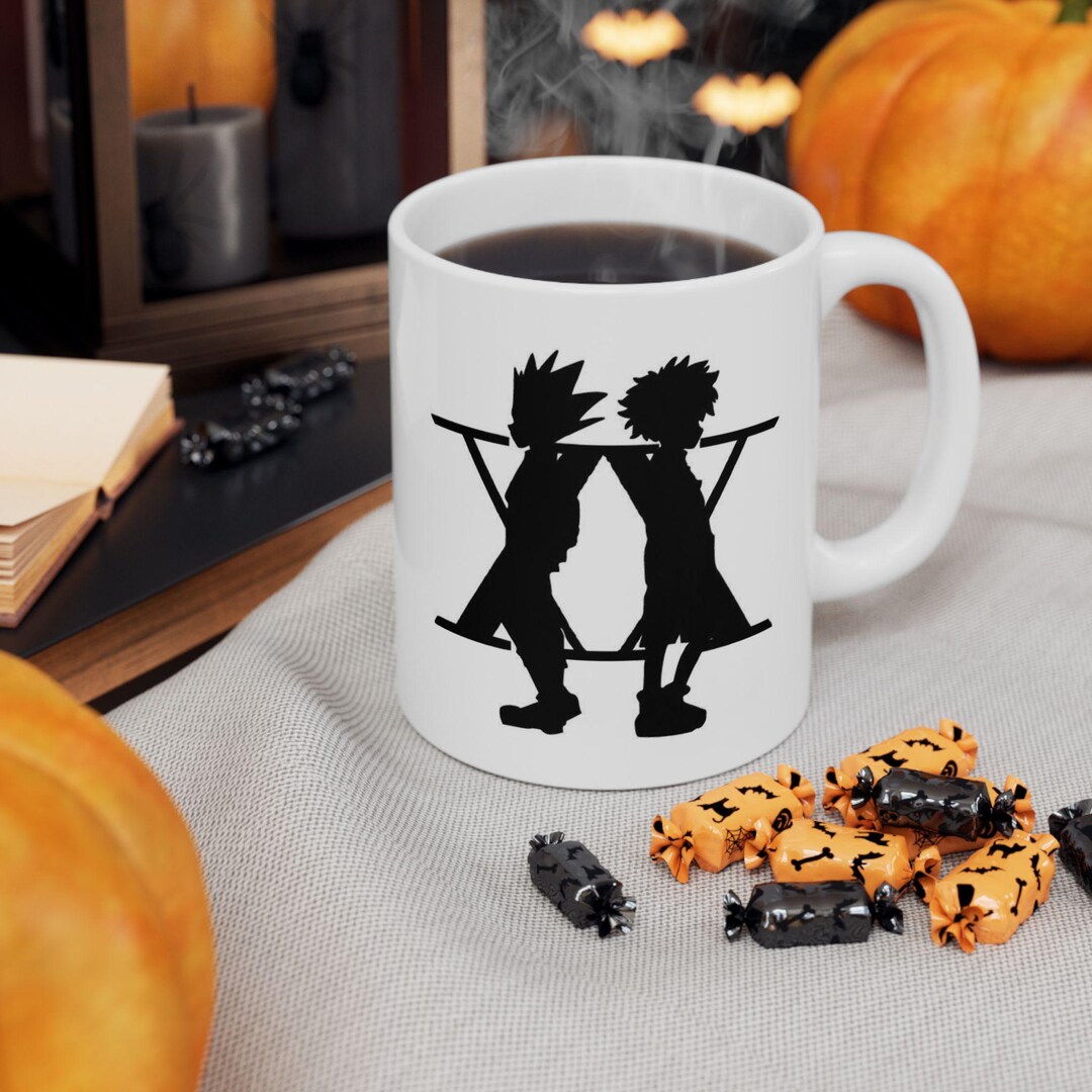 Hunter X Hunter Mug: Gon & Killua Silhouette Anime Coffee Cup - Etsy