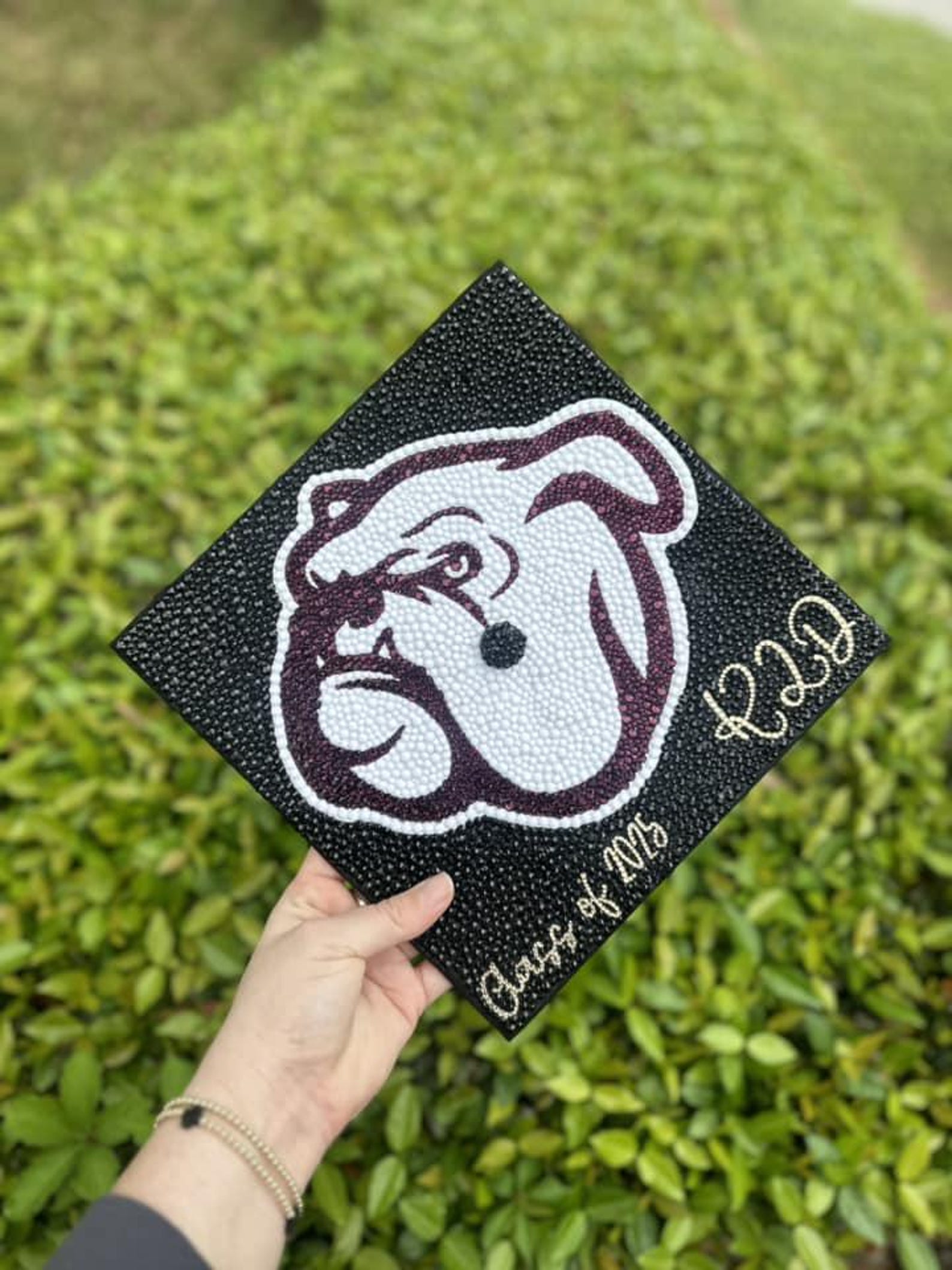 Rhinestone Graduation Cap - Etsy