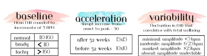 Fetal Monitoring 101 Nursing Study Guide - Etsy