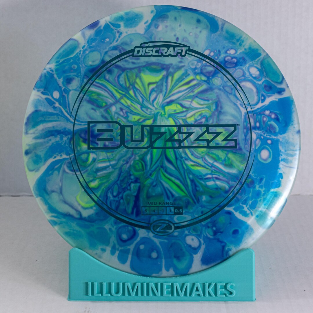 Custom Dyed Discraft Buzzz Z Pearl White Translucent Stained Glass Dye ...