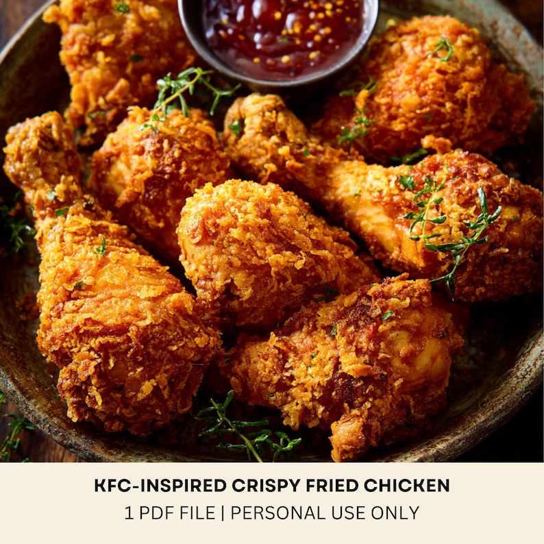 BEST RECIPE for KFC Copycat Crispy Fried Chicken | Printable Comfort ...