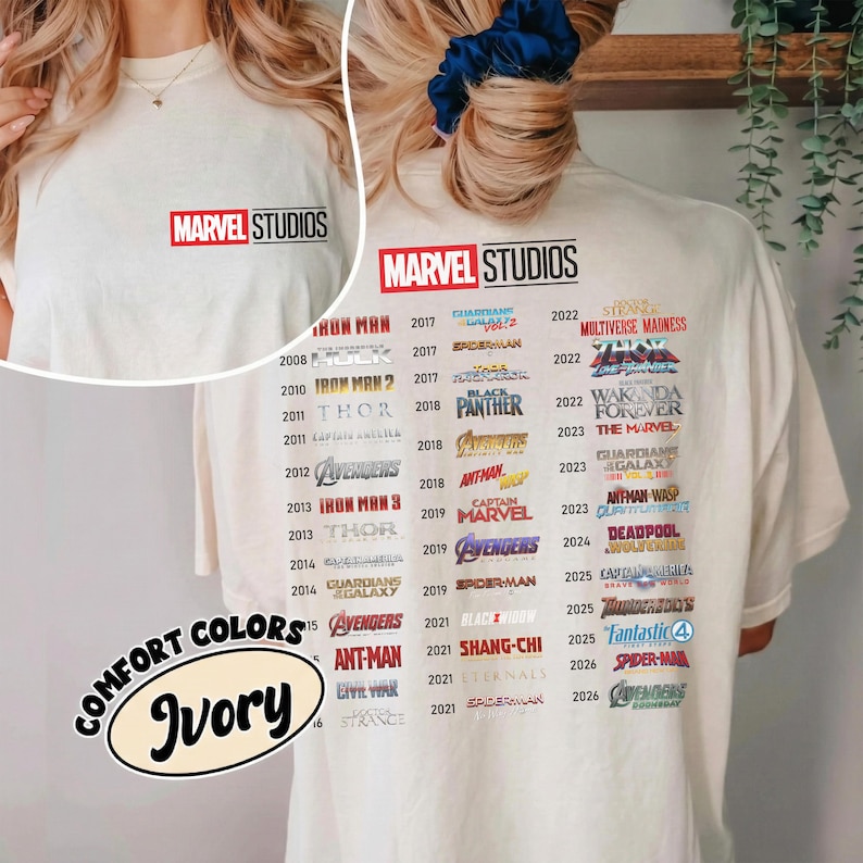 Comfort Colors Marvel Studios T-shirt, Avengers Shirt, MCU Fan Gifts ...