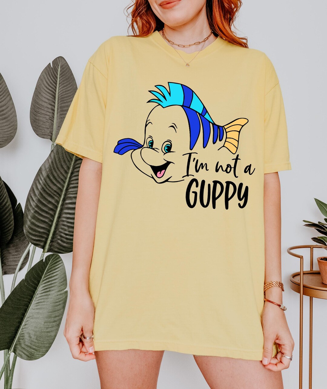 I Am Not a Guppy Flounder the Little Mermaid Ariel Princess - Comfort ...