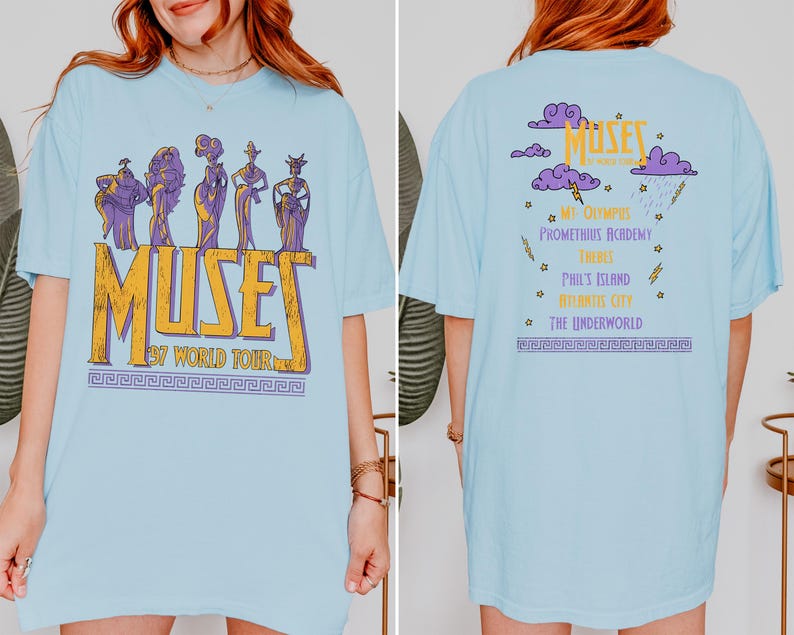 Hercules Muses 97 World Tour Shirt, Birthday Girl Tee, Disneyland ...