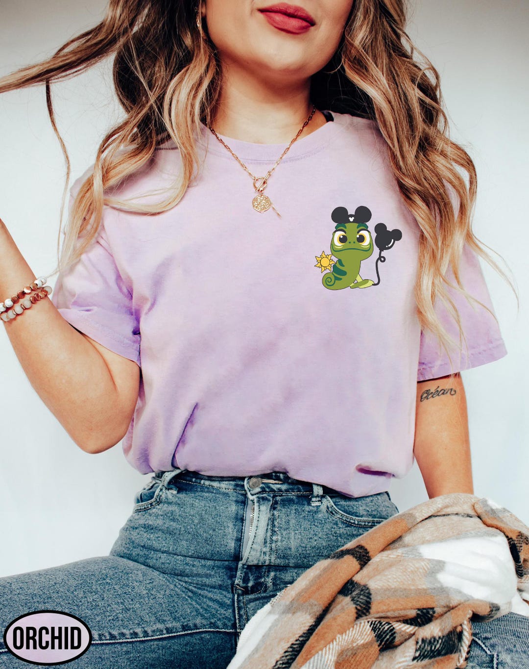 Cute Disney Pascal Shirt, Princess Rapunzel Fan Shirt, Disney Tangled ...