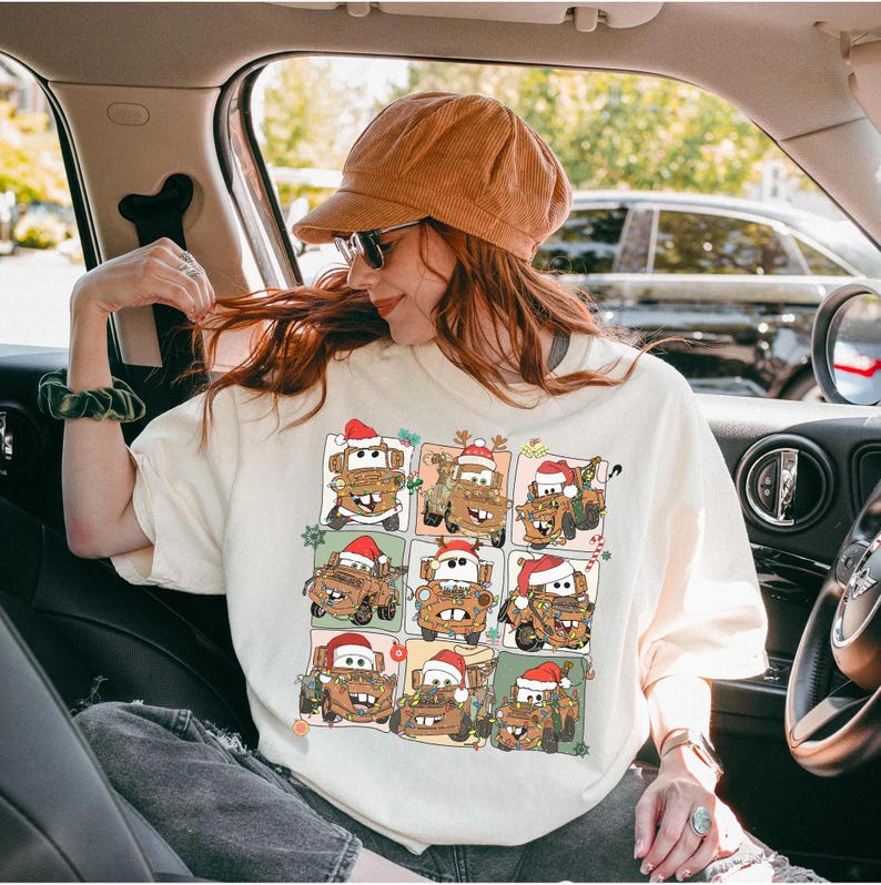 Disney Tow Mater Cars Christmas Shirt, Pixar Christmas Shirt, Tow Mater ...