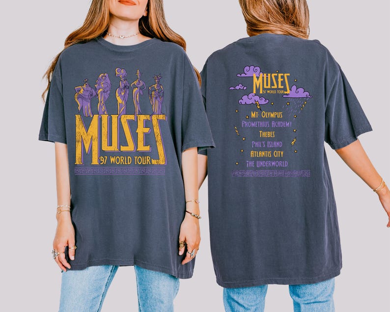 Hercules Muses 97 World Tour Shirt, Birthday Girl Tee, Disneyland ...