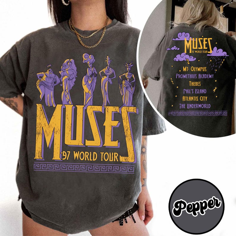 Hercules Muses 97 World Tour Shirt, Birthday Girl Tee, Disneyland ...
