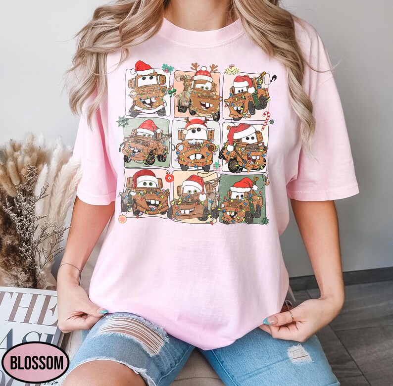 Disney Tow Mater Cars Christmas Shirt, Pixar Christmas Shirt, Tow Mater ...