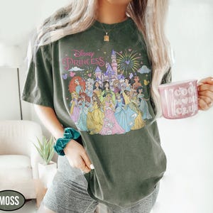 Retro Disney Princess Characters Shirts, Disneyland Princess Shirt ...