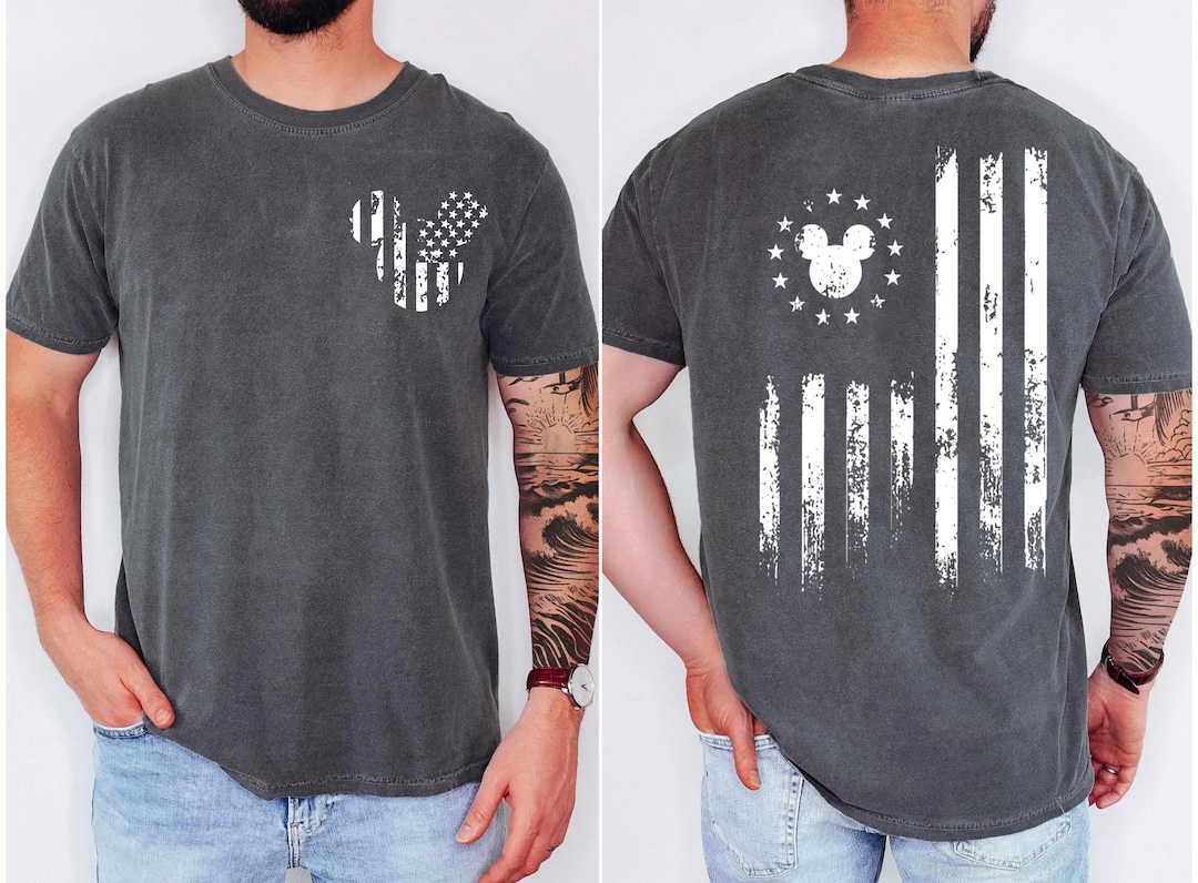 Mickey America Flag Shirt Disneyland 2026 Shirt Disneyworld Trip Disney ...