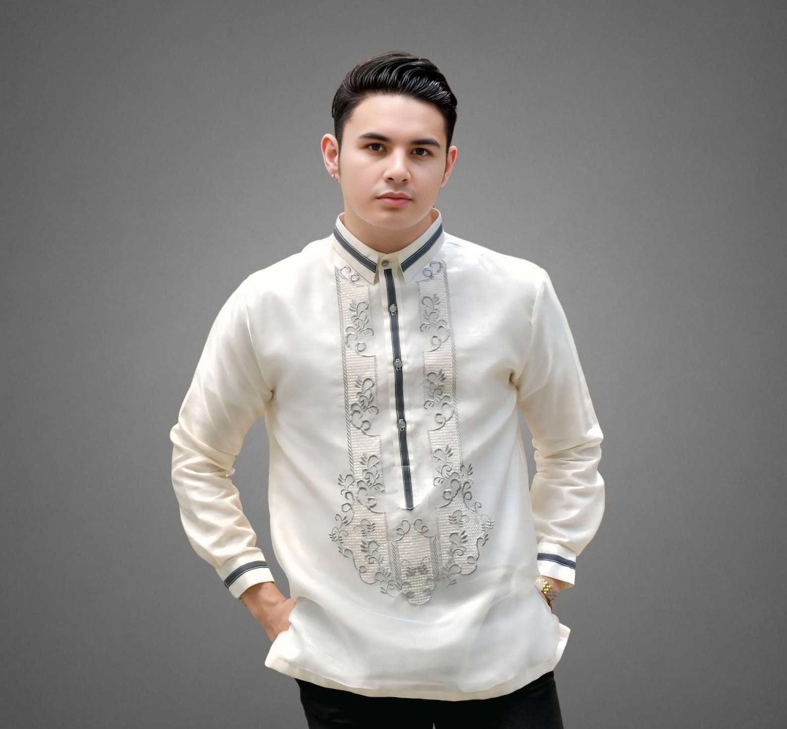 Luis Barong Tagalog: Hand-embroidered Filipino Formal Wear - Etsy