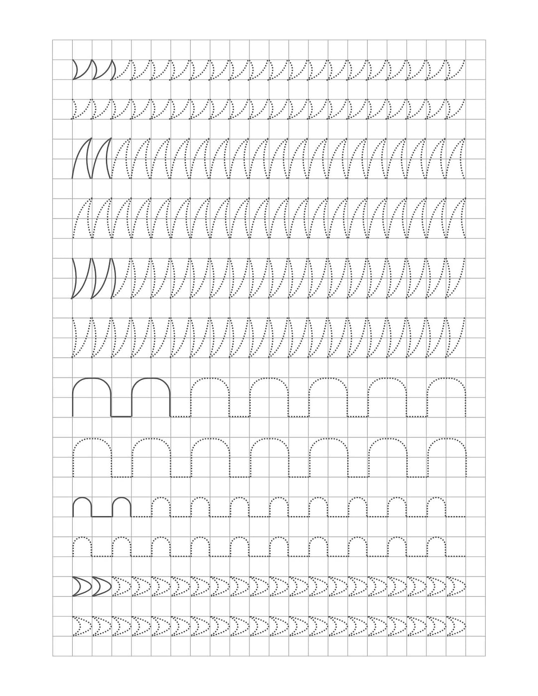 10 Printable Line Tracing Worksheets: Preschool Handwriting Practice ...