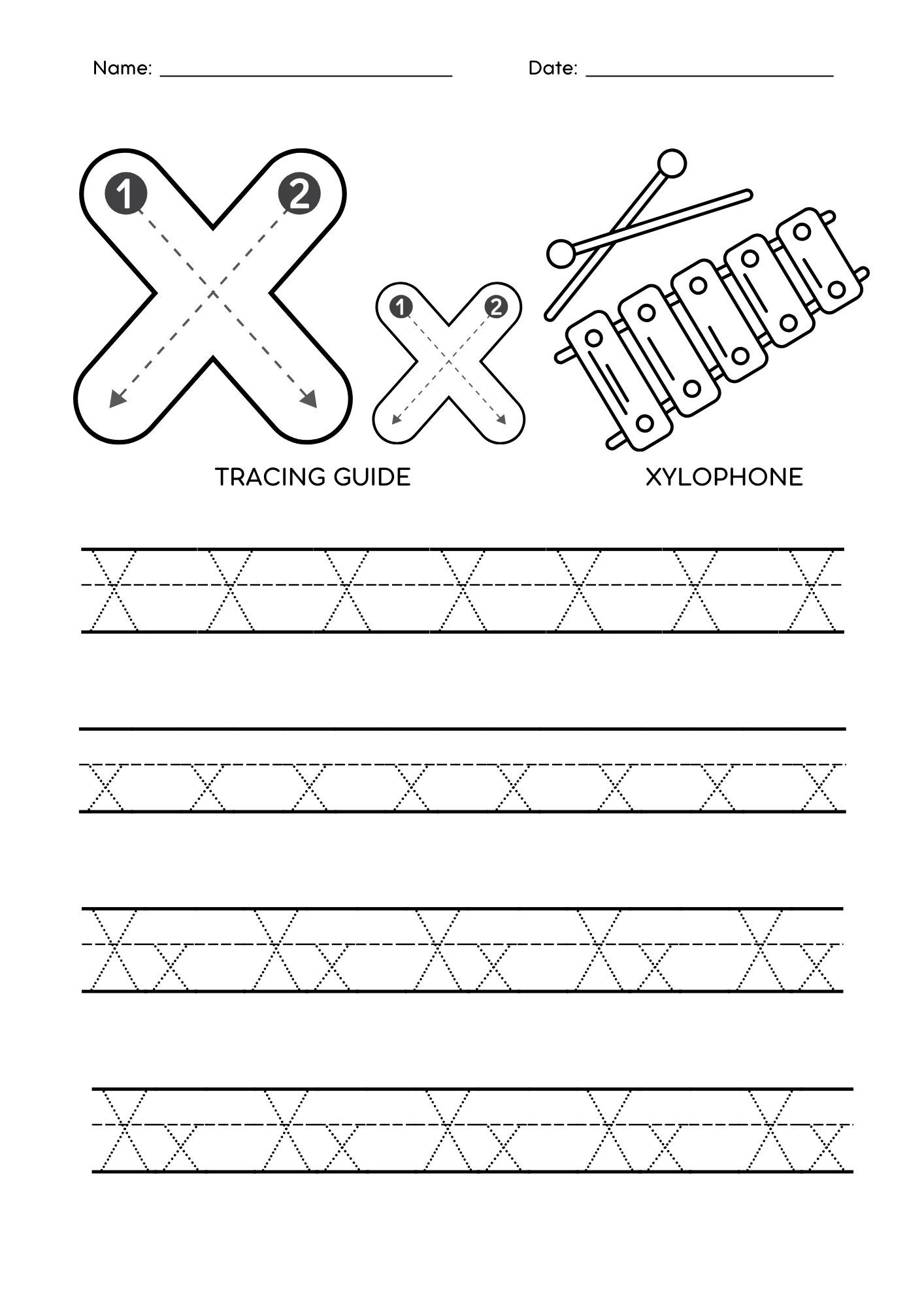 27 Printable Alphabet Tracing Pages: Early Learning Handwriting ...