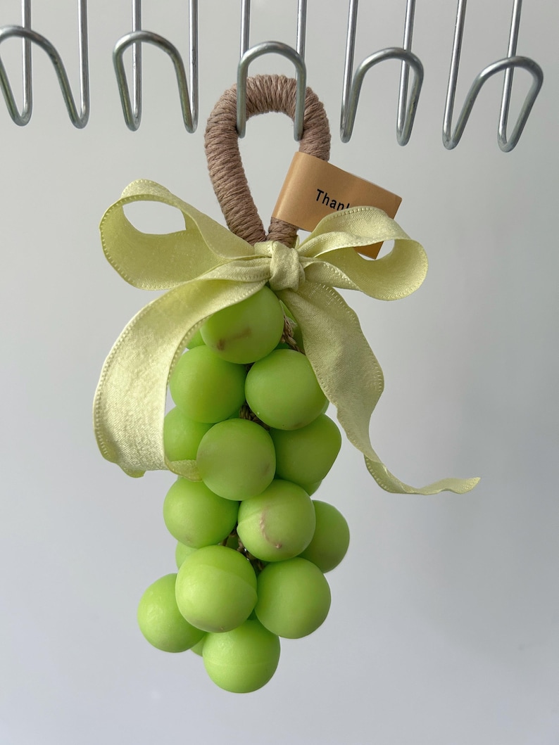 Handmade Green Grape Cluster Soap, Realistic Fruit Soap, Natural ...