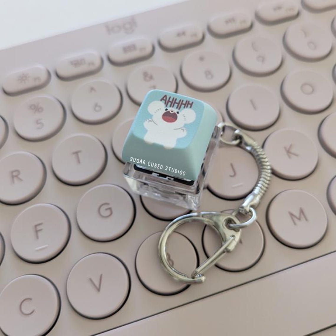 924 - Fidget Keycap Keychain - Etsy