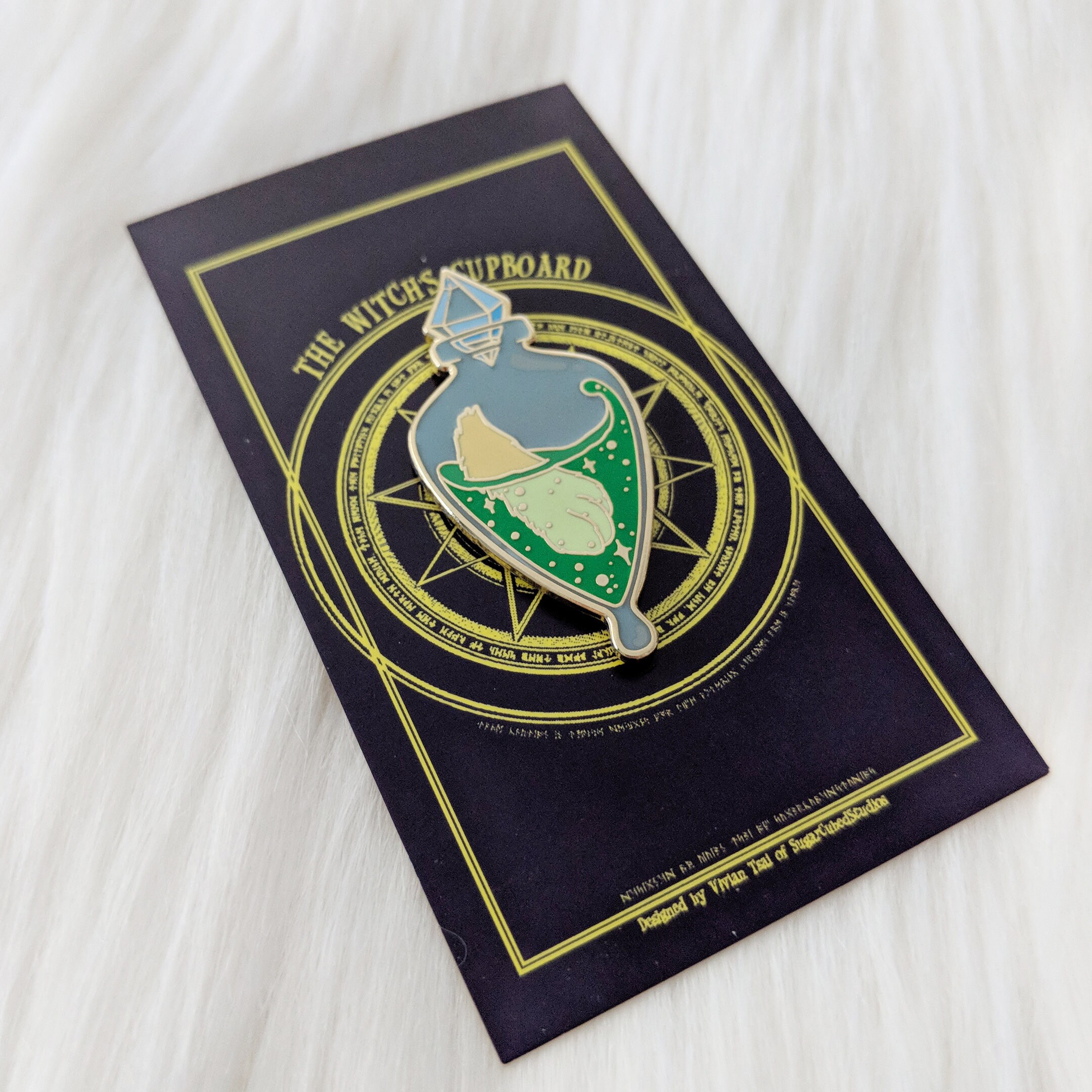 Luck Potion Potion Hard Enamel Pin From the Witch's | Etsy