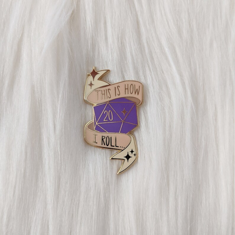 Nat20 This is How I Roll Dungeons and Dragon Dnd Enamel - Etsy