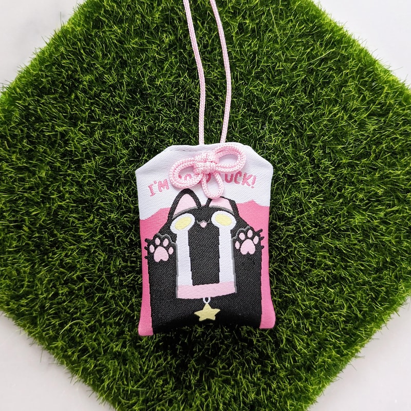 Lucky Cat Charm - Etsy