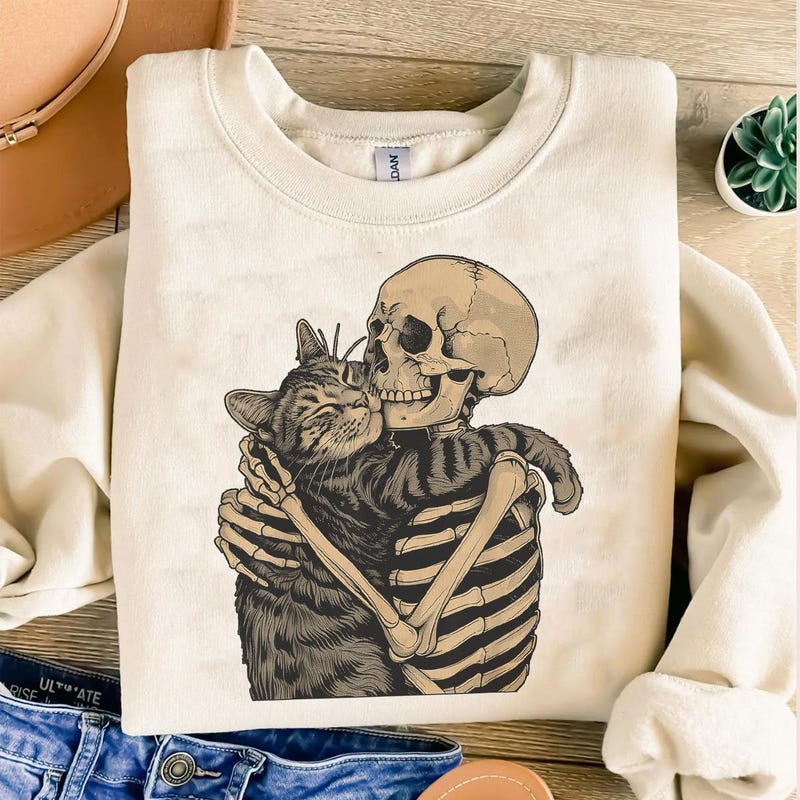 Hug the Skeleton - Etsy
