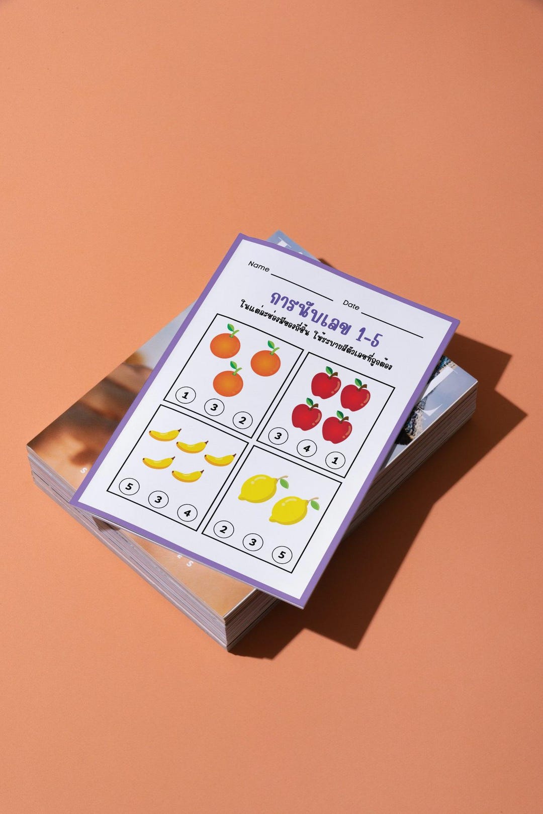 Learn to Count in Thai Printable - Etsy