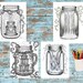 20 Cute Mason Jar Coloring Pages | Printable PDF for Adults & Toddlers ...