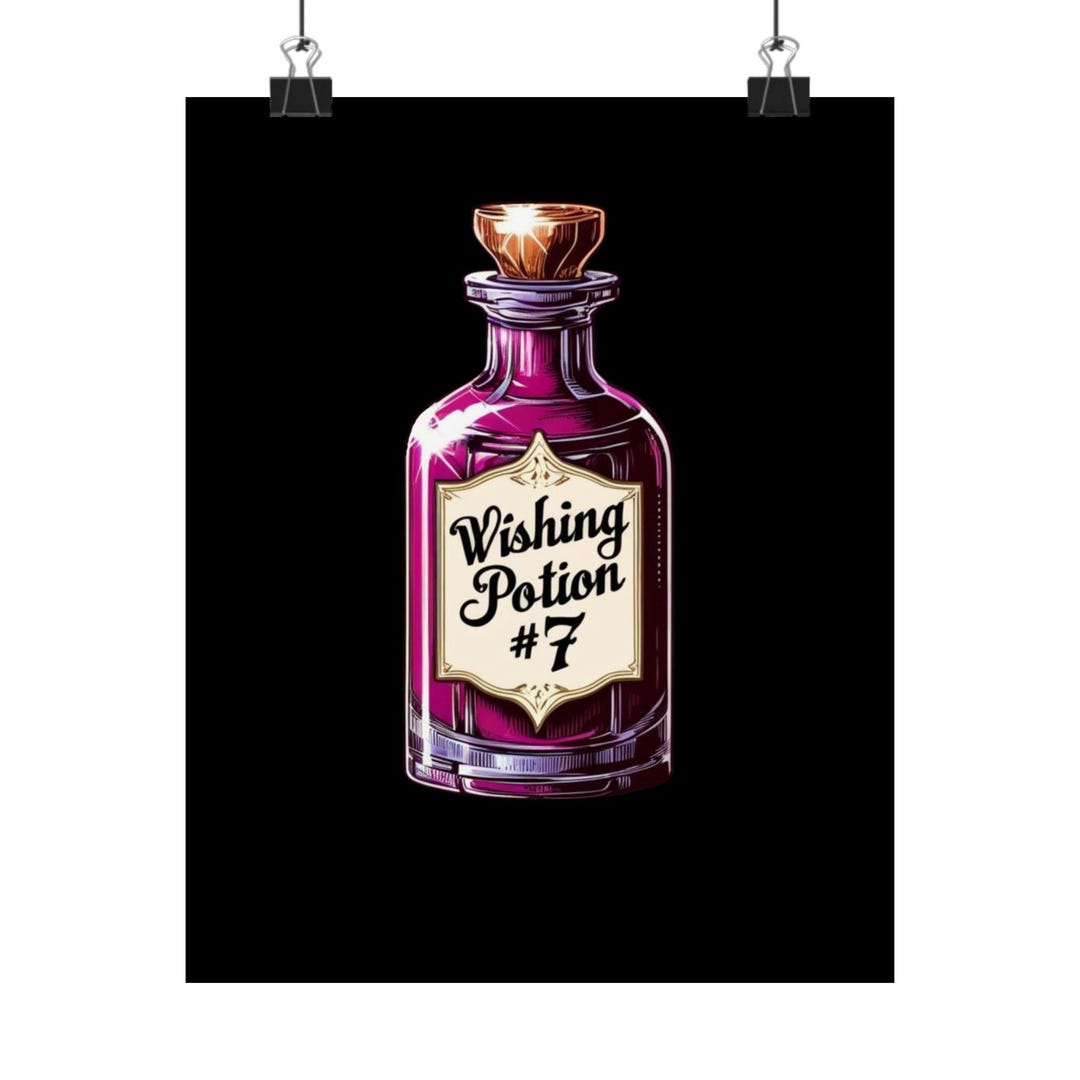 Magical Wishing Potion Poster Wall Art for Home Decor Witchcraft Modern ...