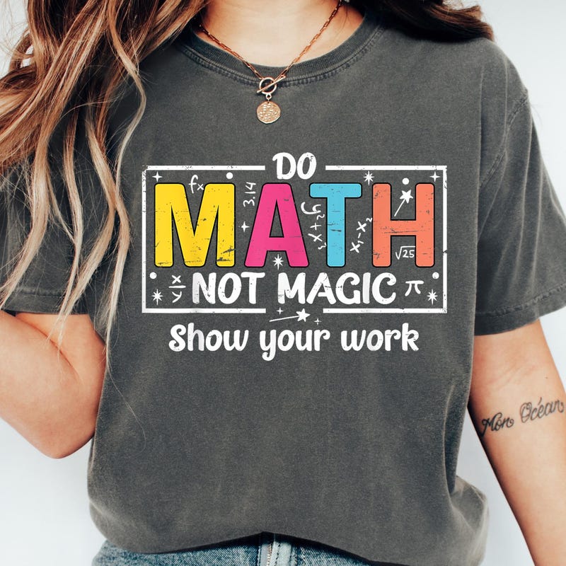Math Teacher Shirt - Etsy