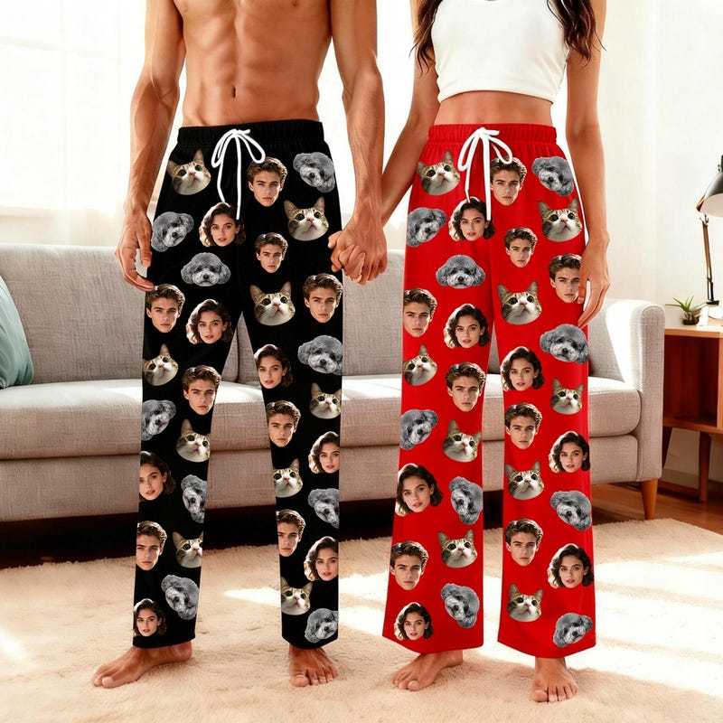 Custom Print Pajamas - Etsy Australia
