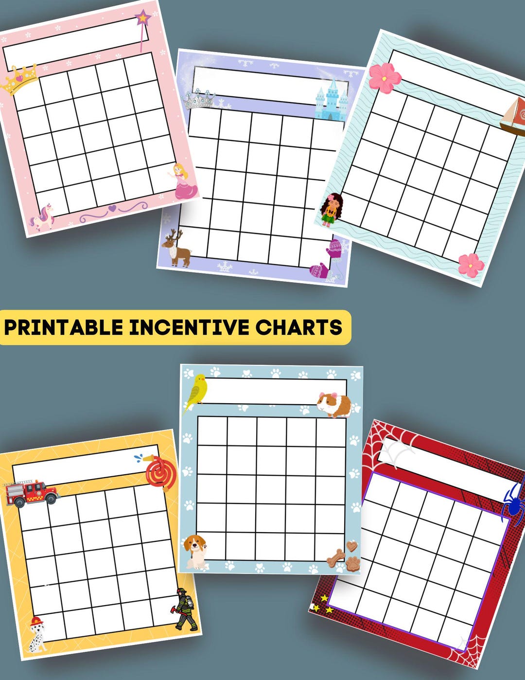 Incentive Charts - Etsy