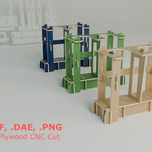 CNC Bin Shelf DXF File – Flat Pack Furniture – Digital Woodworking Plan ...