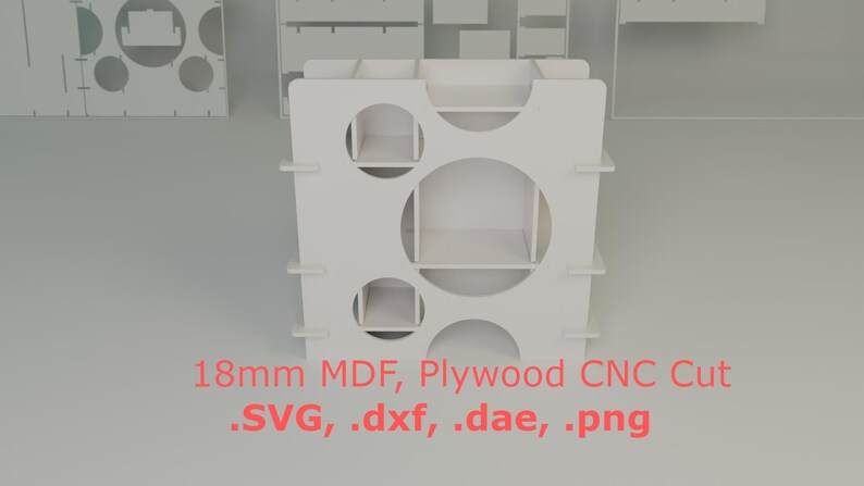 CNC Shelf DXF File – Flat Pack Furniture – Digital Woodworking Plan - Etsy