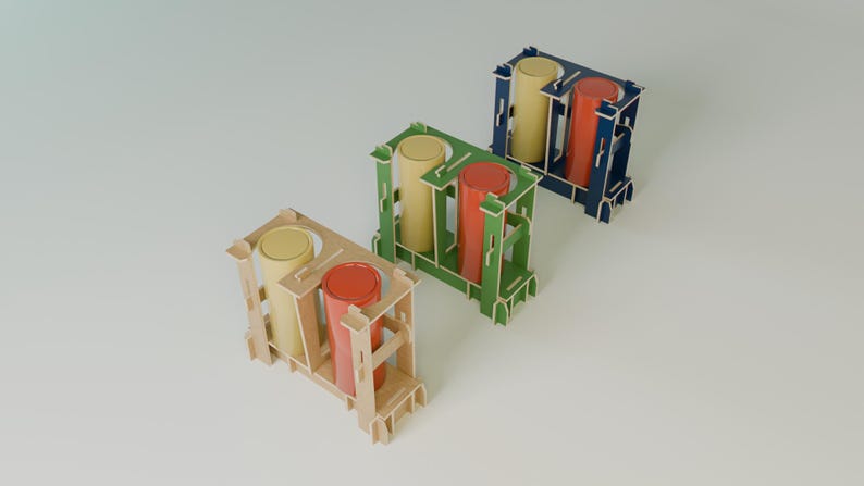 CNC Bin Shelf DXF File – Flat Pack Furniture – Digital Woodworking Plan ...