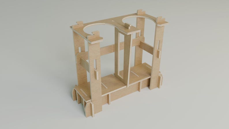 CNC Bin Shelf DXF File – Flat Pack Furniture – Digital Woodworking Plan ...